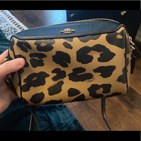Coach | Bags | Coach Bennett Crossbody Brown Leopard | Poshmark